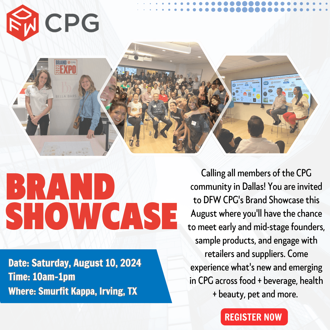 Main Event: DFW CPG Brand Showcase - DFWCPG